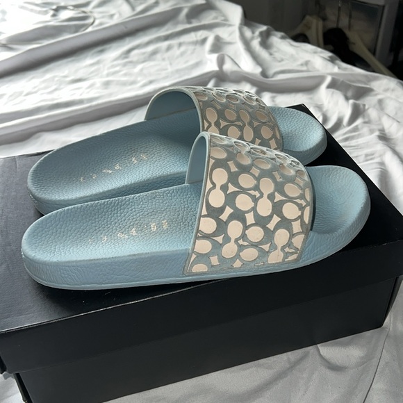 Shoes | Coach Udele Signature Slide | Poshmark